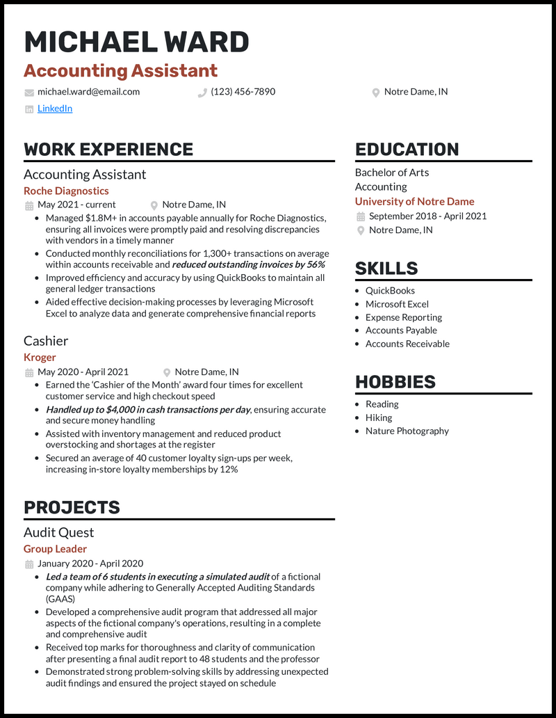 24 Accountant Resume Examples That Worked in 2024