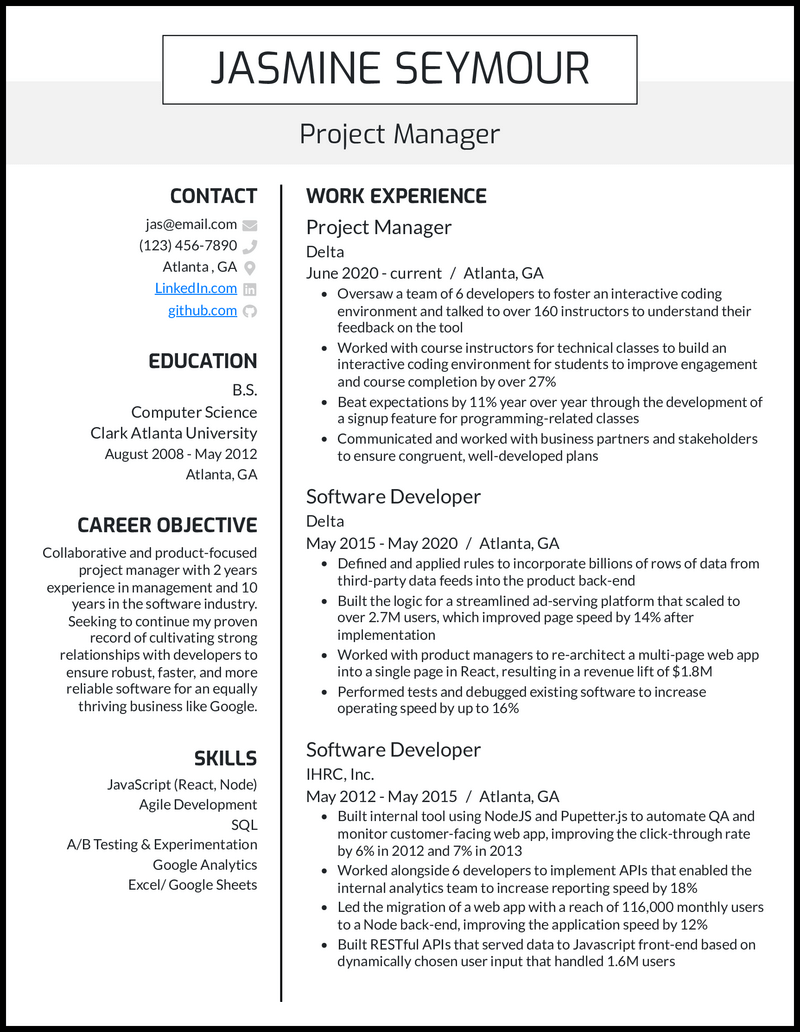 12 Business Resume Examples [& Templates]
