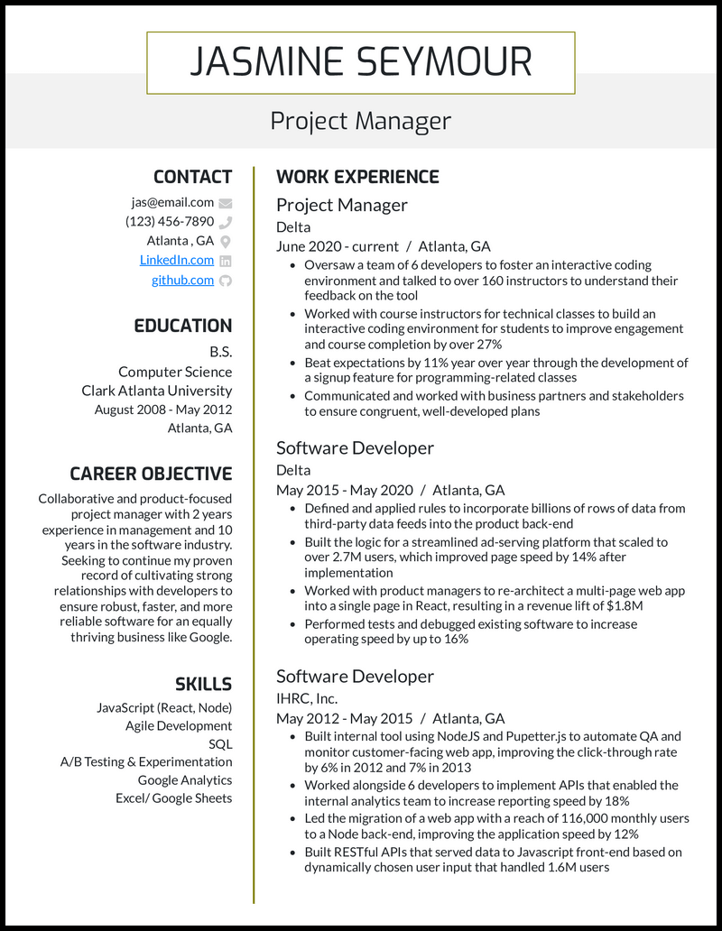 12 Business Resume Examples [& Templates]