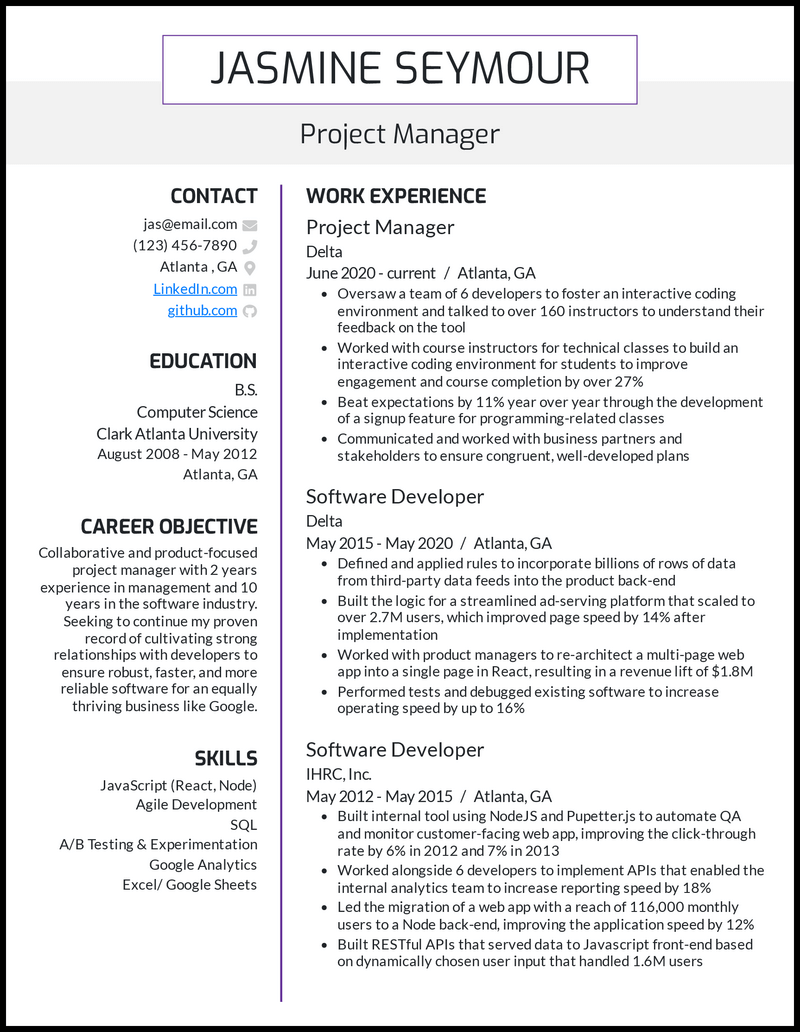 12 Business Resume Examples Templates 