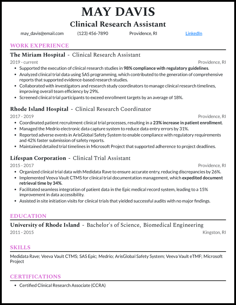 13 Real Research Assistant Resume Examples That Worked in 2025