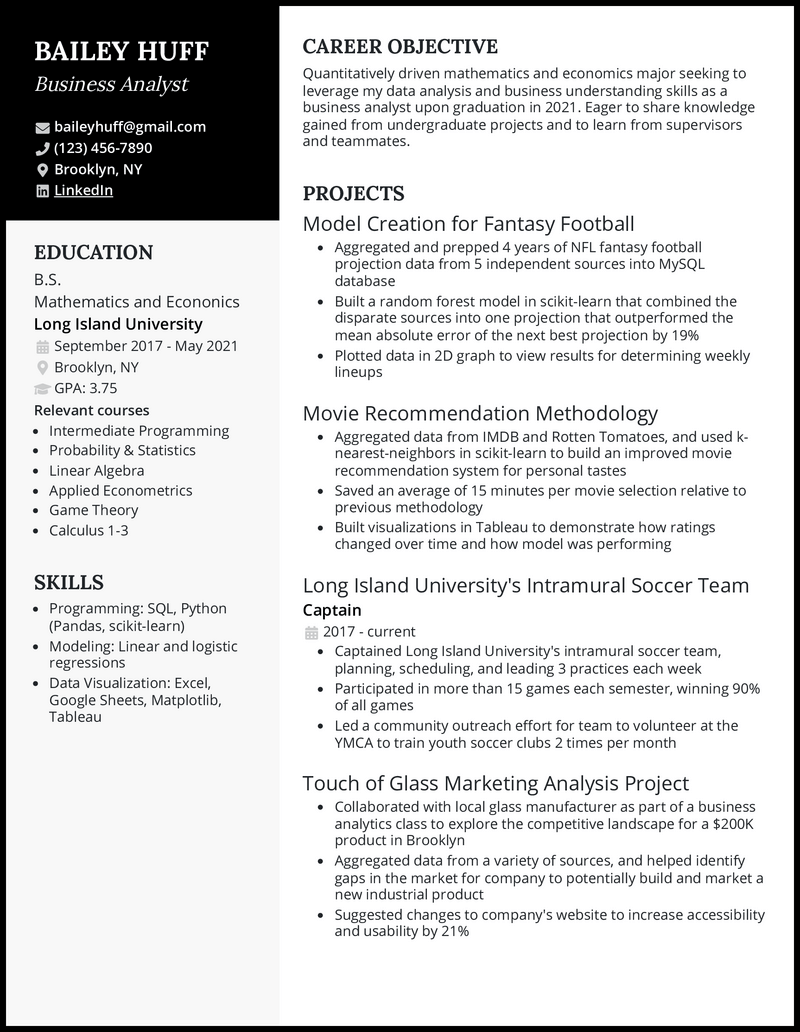 A Good Resume