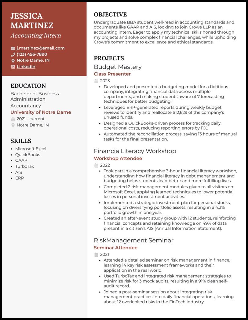 5 College Student No Experience Resume Examples & Templates [Edit Free]