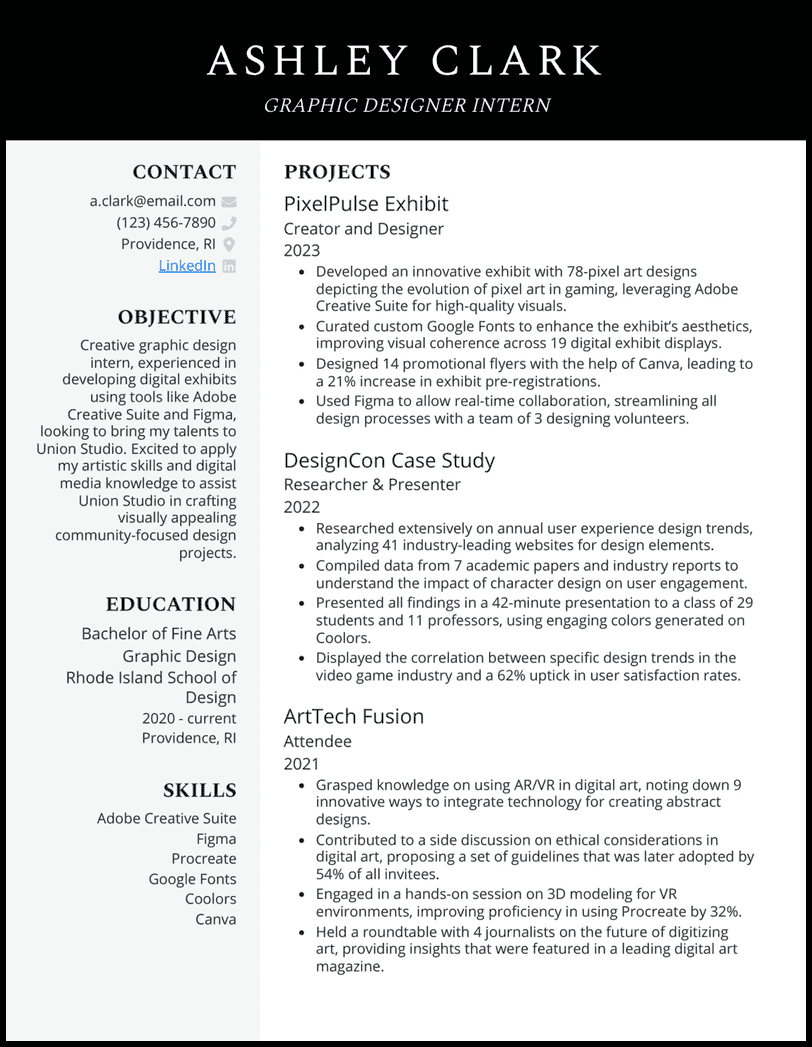 5 College Student No Experience Resume Examples & Templates [Edit Free]