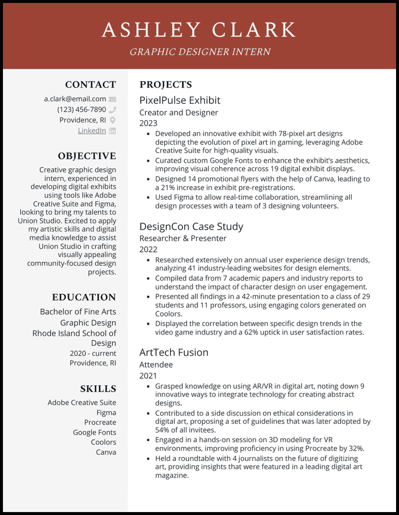 5 College Student No Experience Resume Examples & Templates [Edit Free]