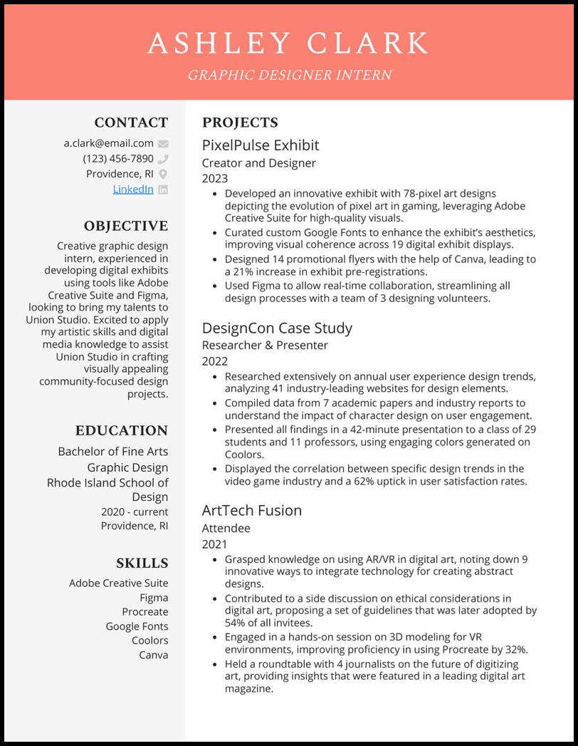 5 College Student No Experience Resume Examples & Templates [Edit Free]