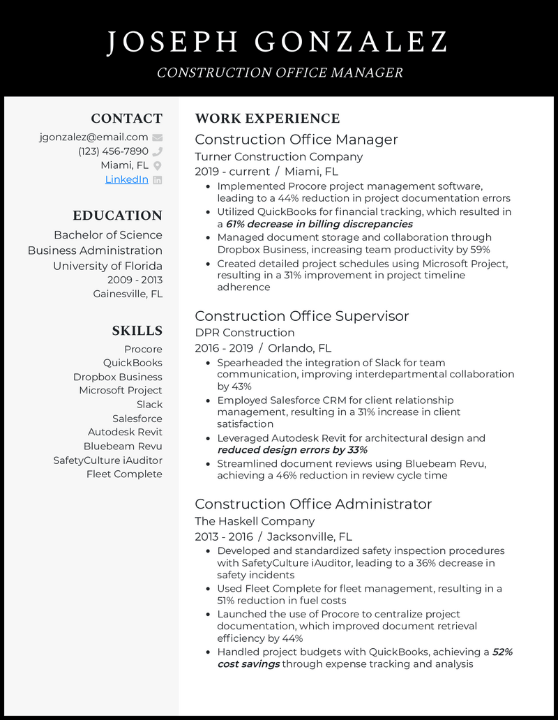 14 Office Manager Resume Examples for 2026