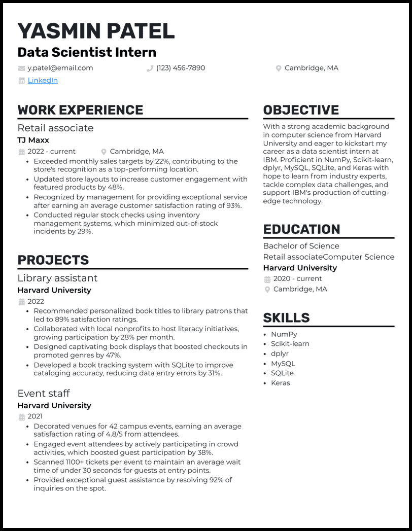 24 Data Scientist Resume Examples for 2026