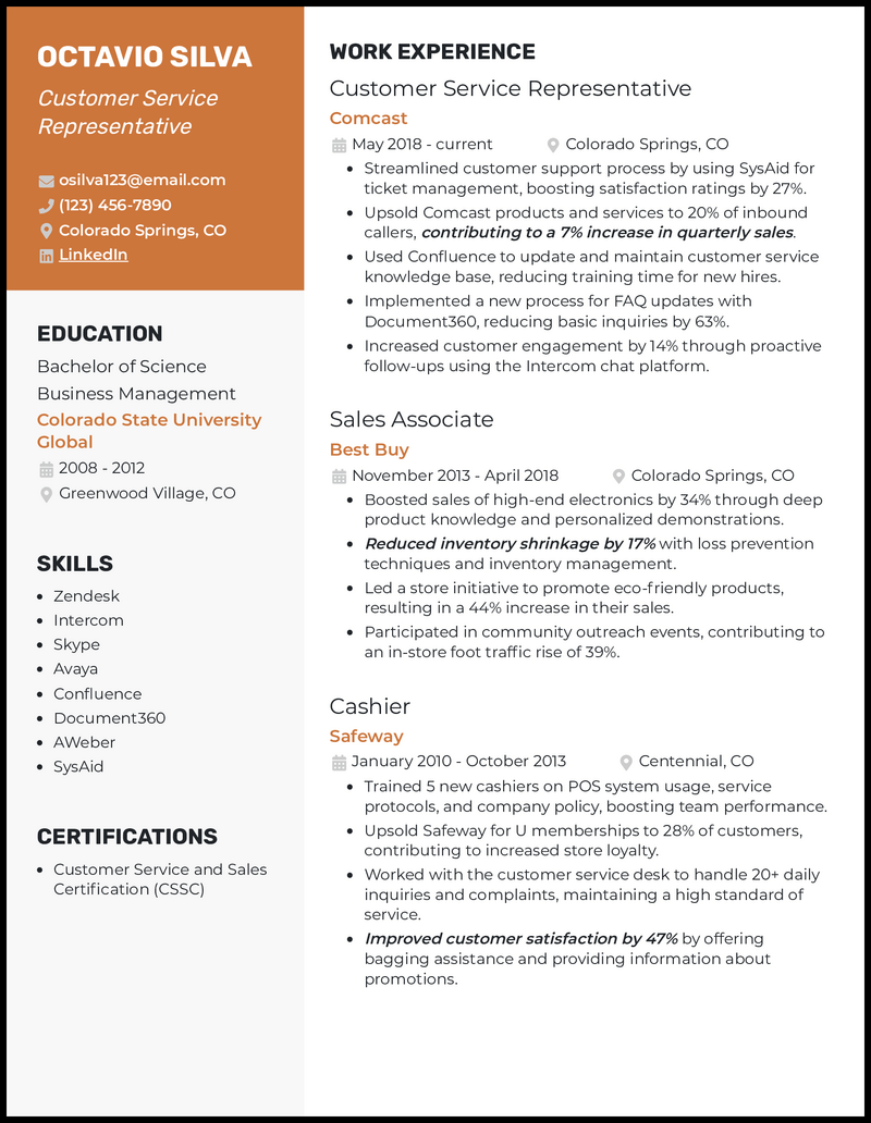 184 Free Resume Templates Made for 2024 [Word, Doc, PDF]