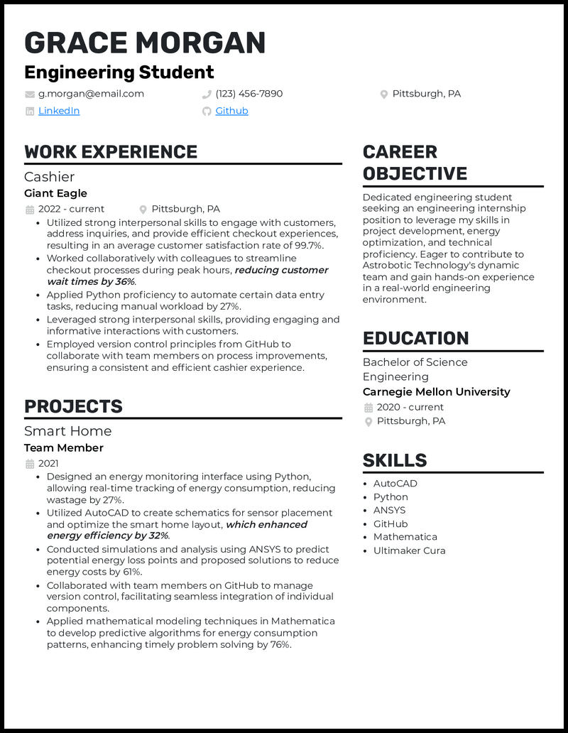 25 Engineering CV Examples for 2026
