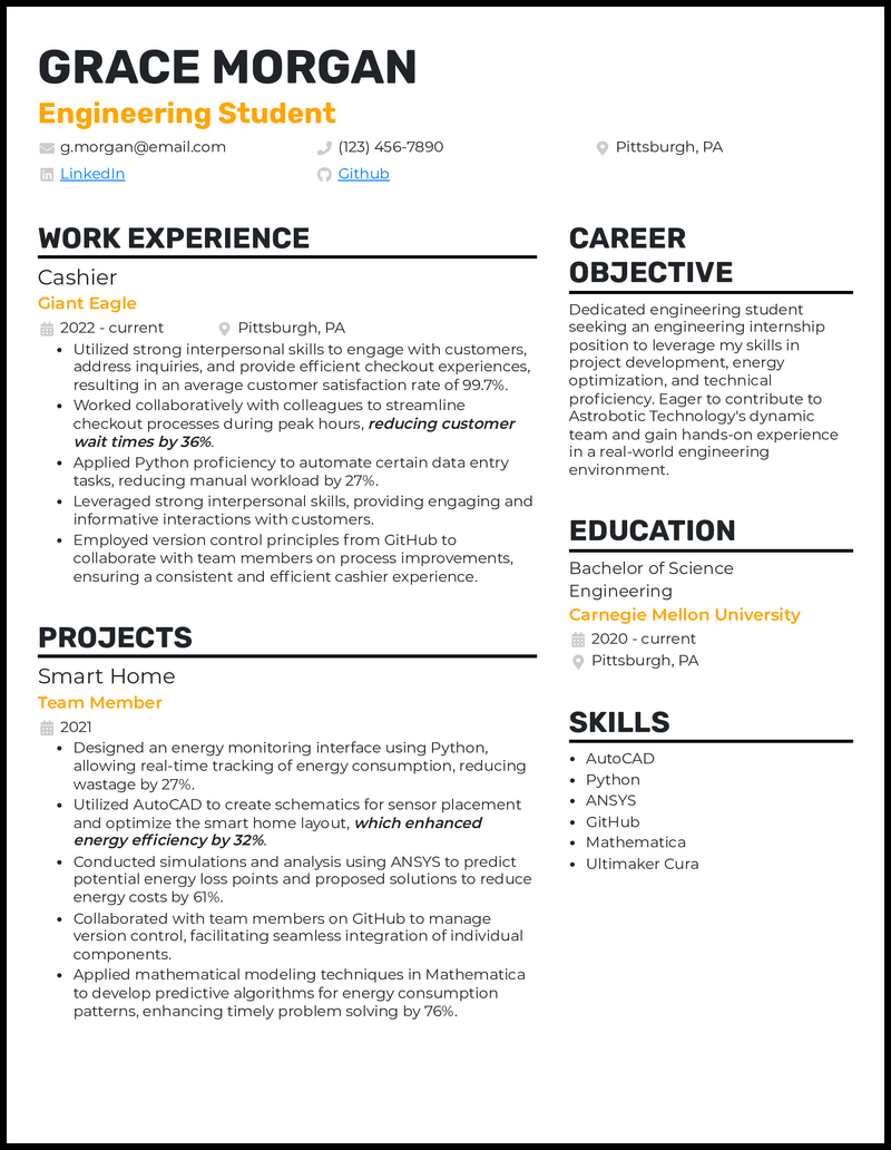 25 Engineering Resume Examples for 2025