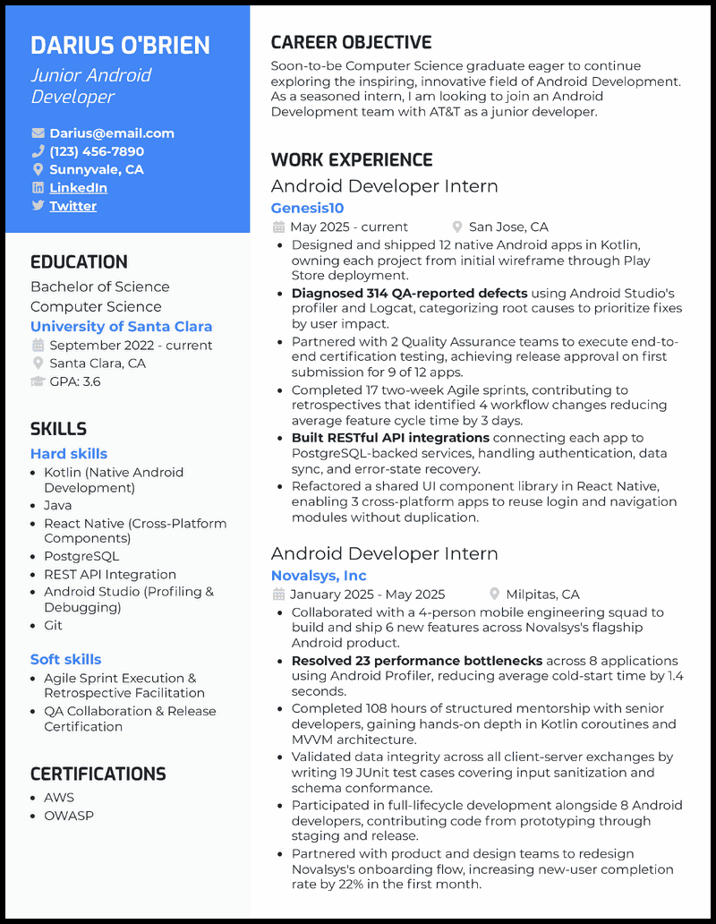 21 Computer Science CS Resume Examples Templates 
