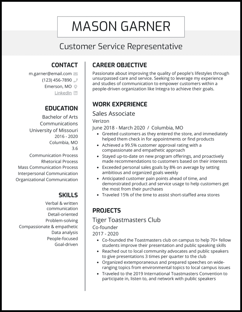 34 Customer Service Resume Examples for 2025