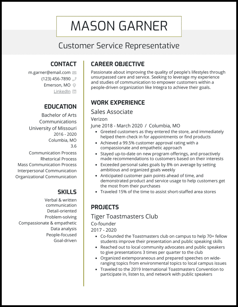 34 Customer Service CV Examples for 2026
