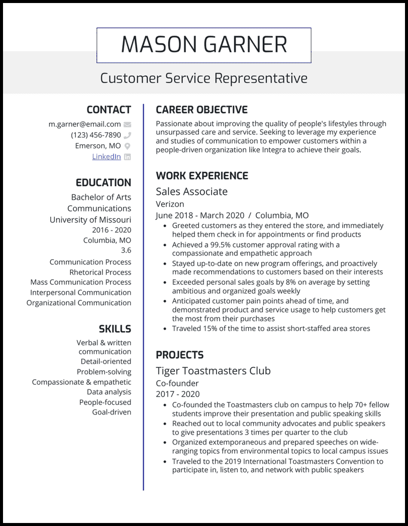 34 Customer Service Resume Examples for 2025