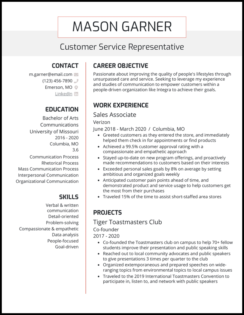 34 Customer Service Resume Examples for 2025