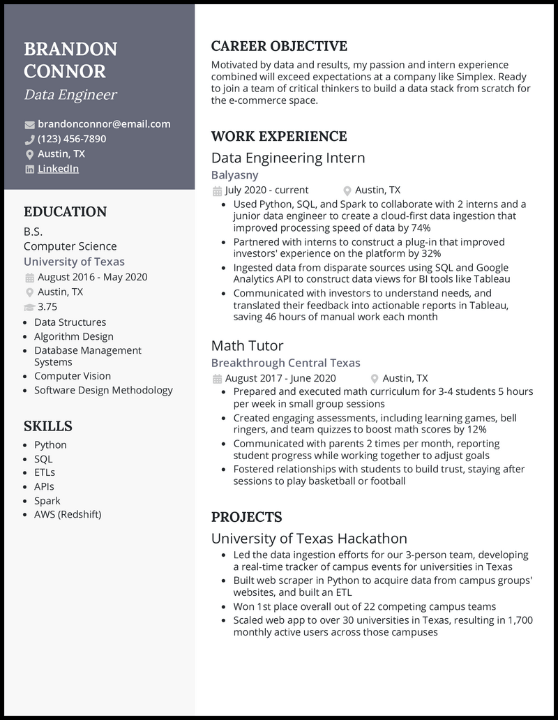 28 Data Engineer Resume Examples That Work in 2025