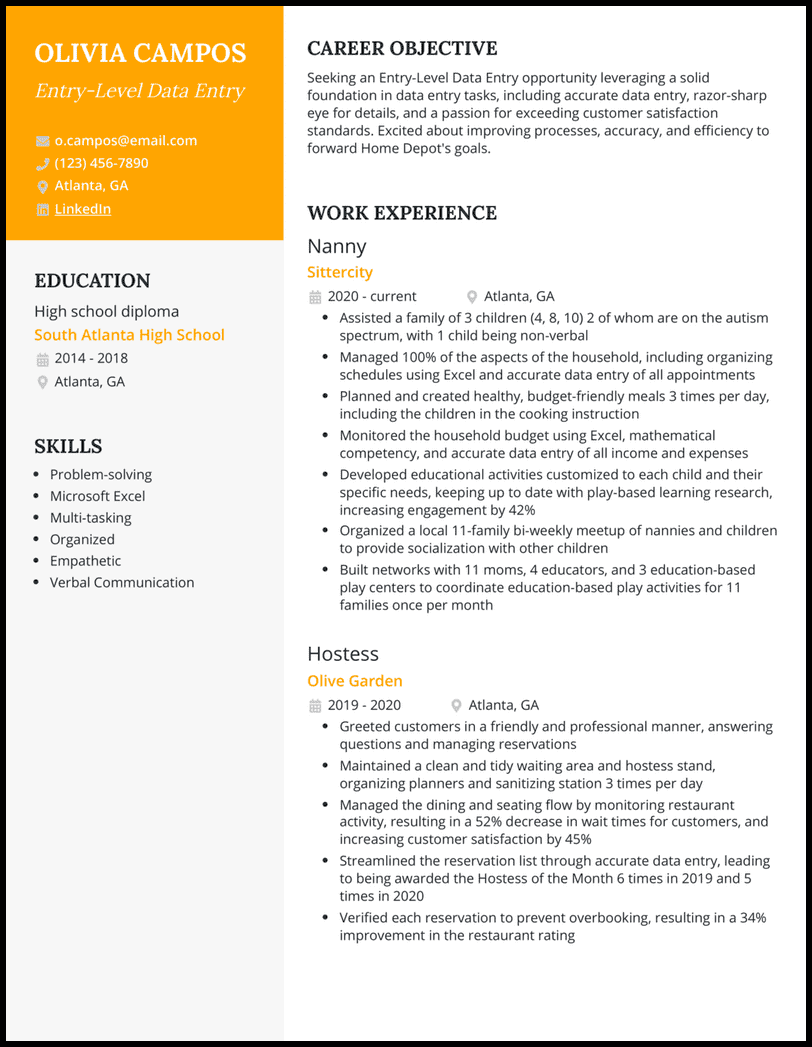 15 Data Entry Resume Examples That Worked in 2024