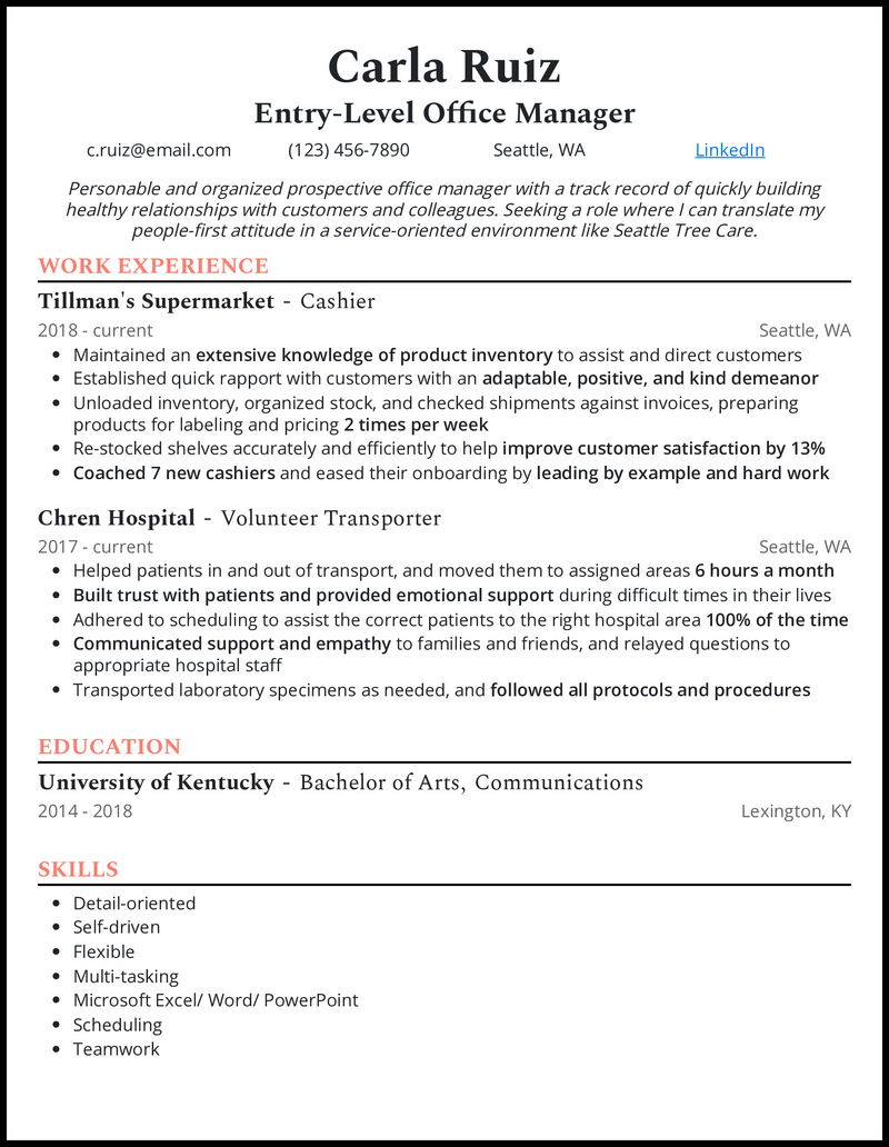 14 Office Manager Resume Examples for 2026