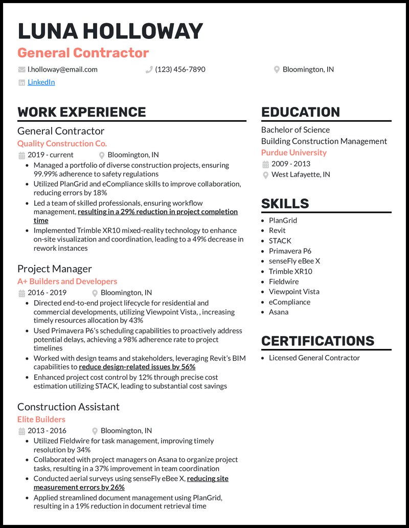 7 Contractor Resume Examples That Worked in 2025