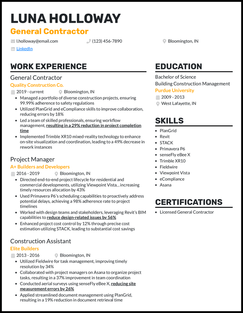 7 Contractor Resume Examples That Worked in 2025