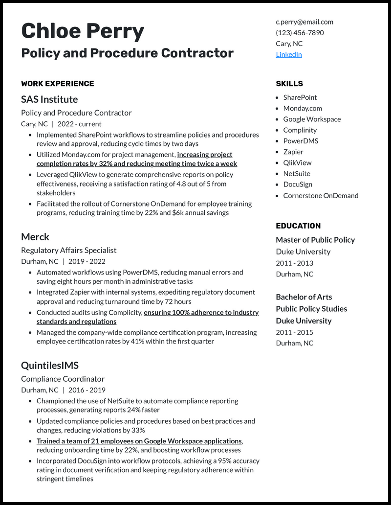 7 Contractor Resume Examples That Worked in 2025