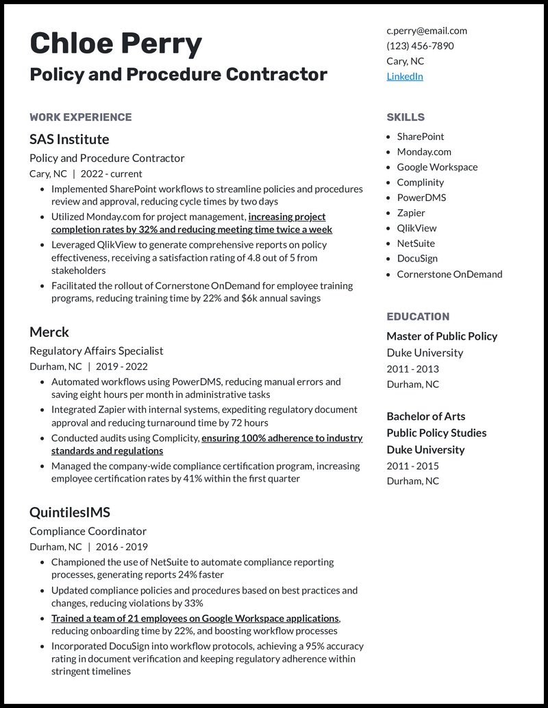 7 Contractor Resume Examples That Worked in 2025