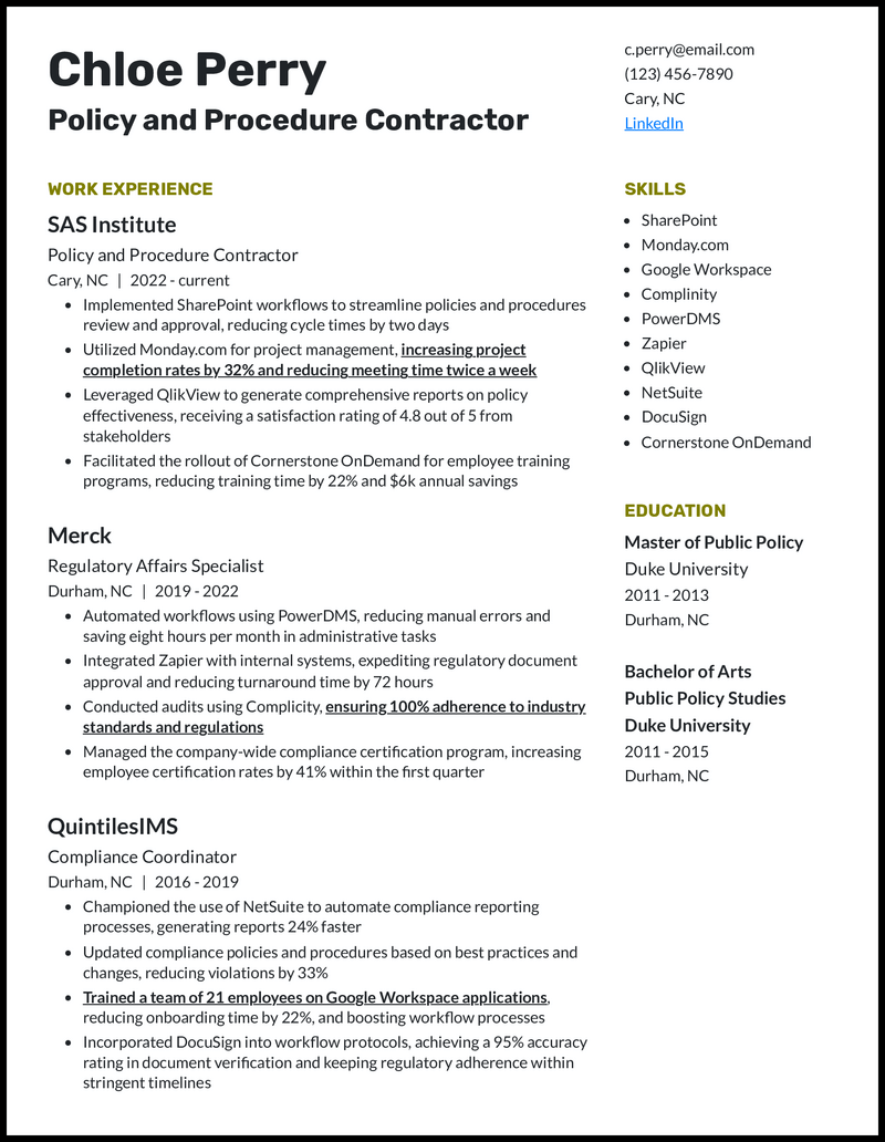 7 Contractor Resume Examples That Worked in 2025