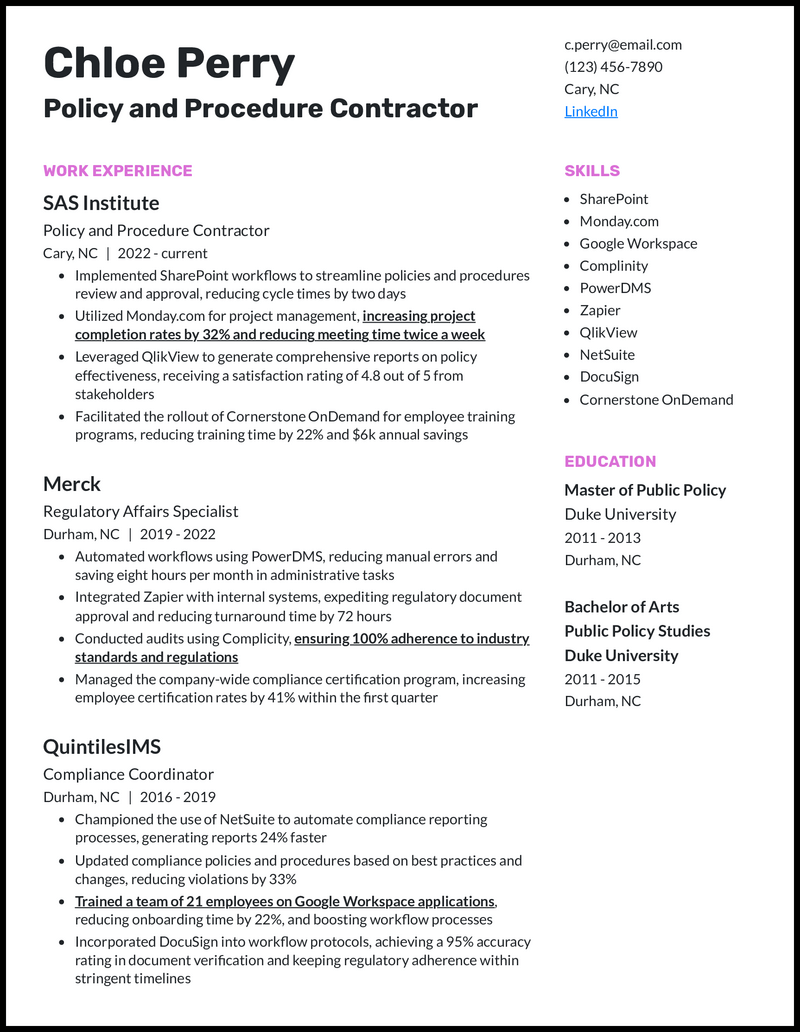 7 Contractor Resume Examples That Worked in 2025