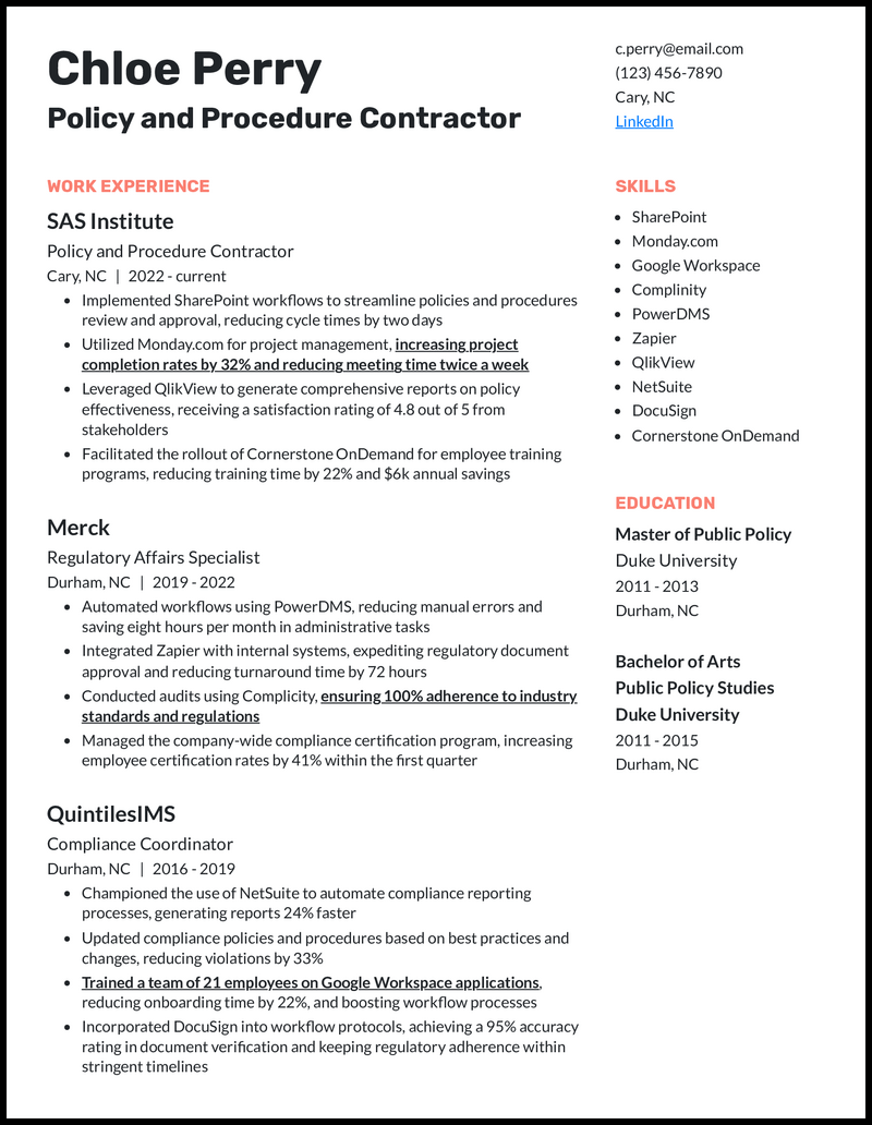 7 Contractor Resume Examples That Worked in 2025