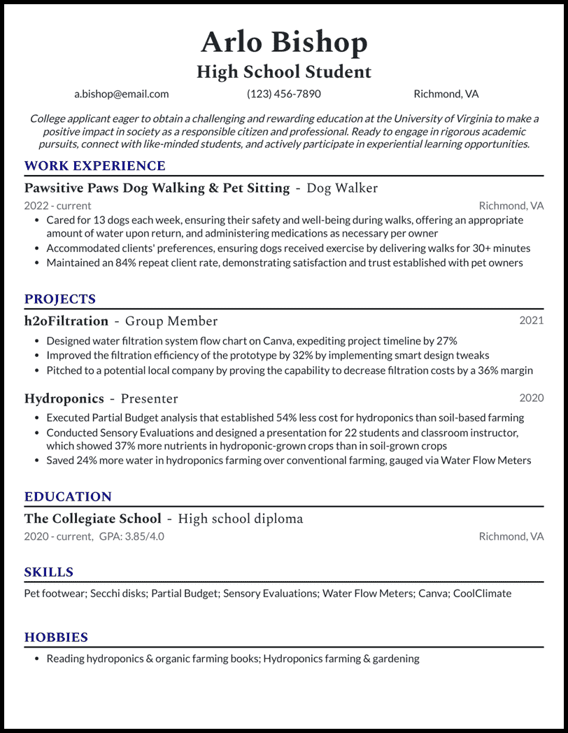 22 Secondary School CV Examples & Templates to Stand Out
