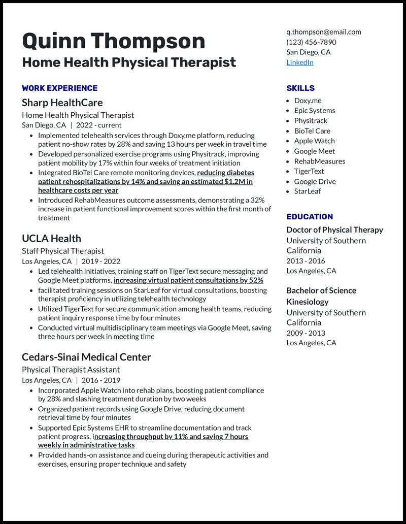 8 Home Health Aide Resume Examples Working in 2026