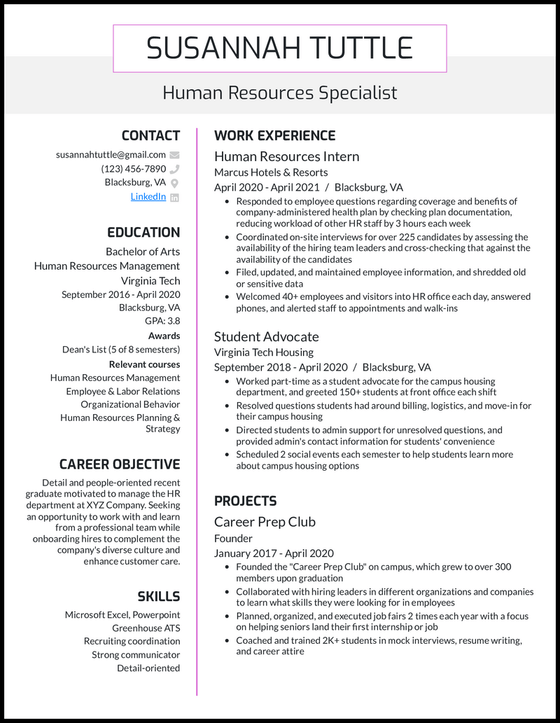 15 University Graduate CV Examples [& Templates]
