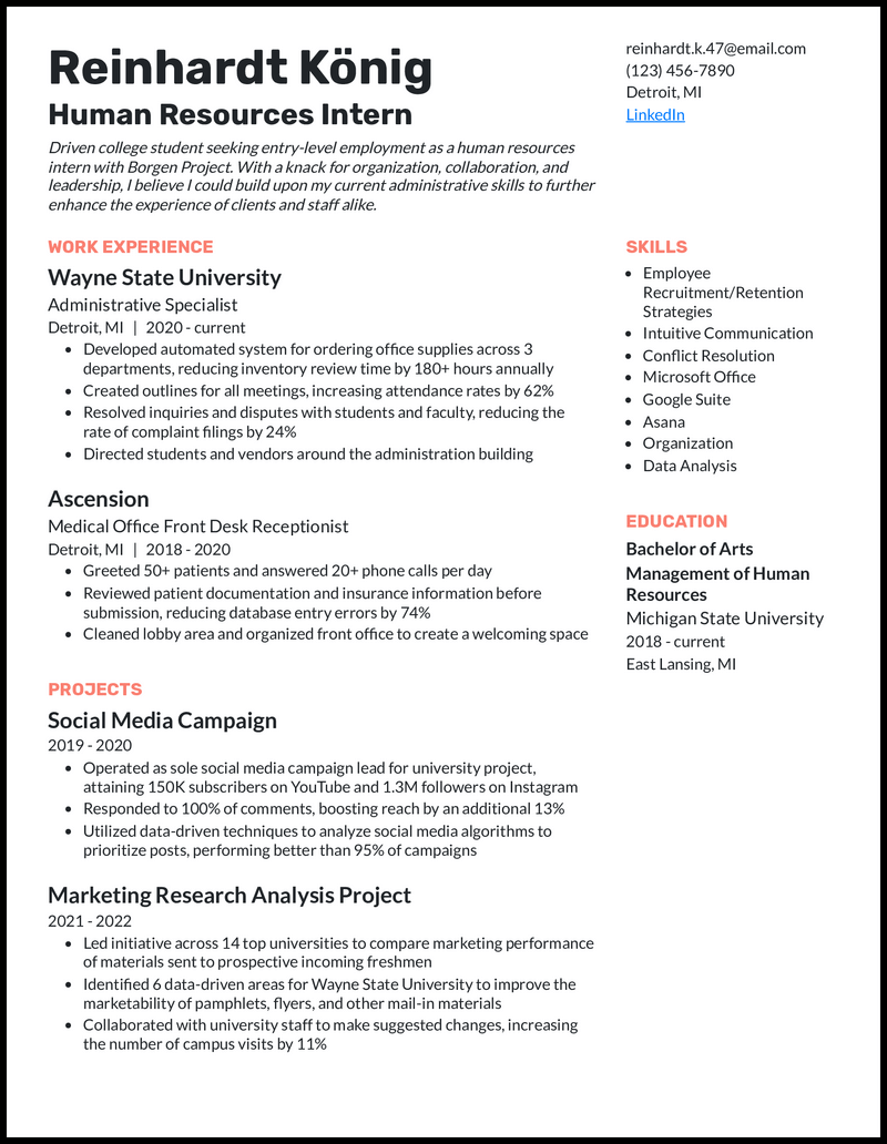 31 Human Resources (HR) Resume Examples for 2024