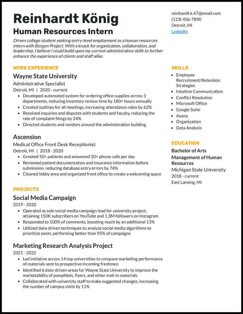 31 Human Resources (HR) Resume Examples for 2024