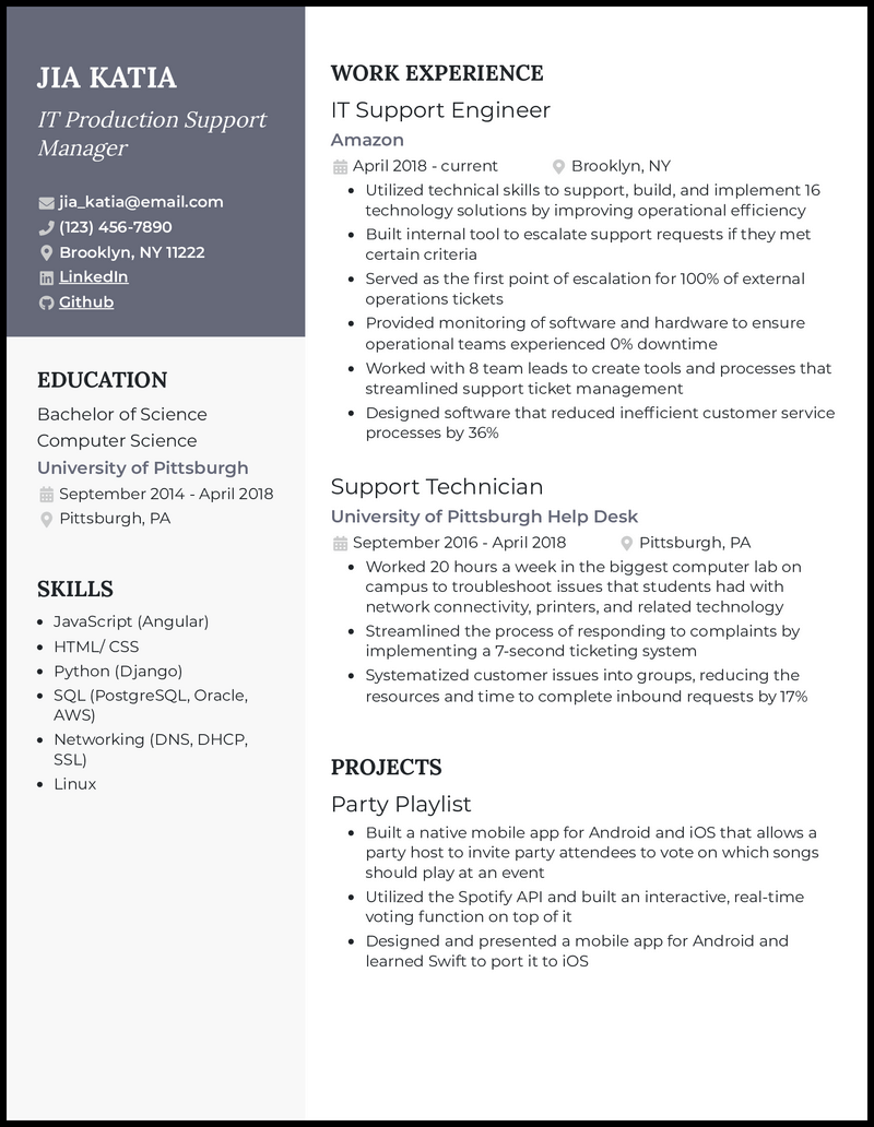 13 IT Manager Resume Examples [& Templates]