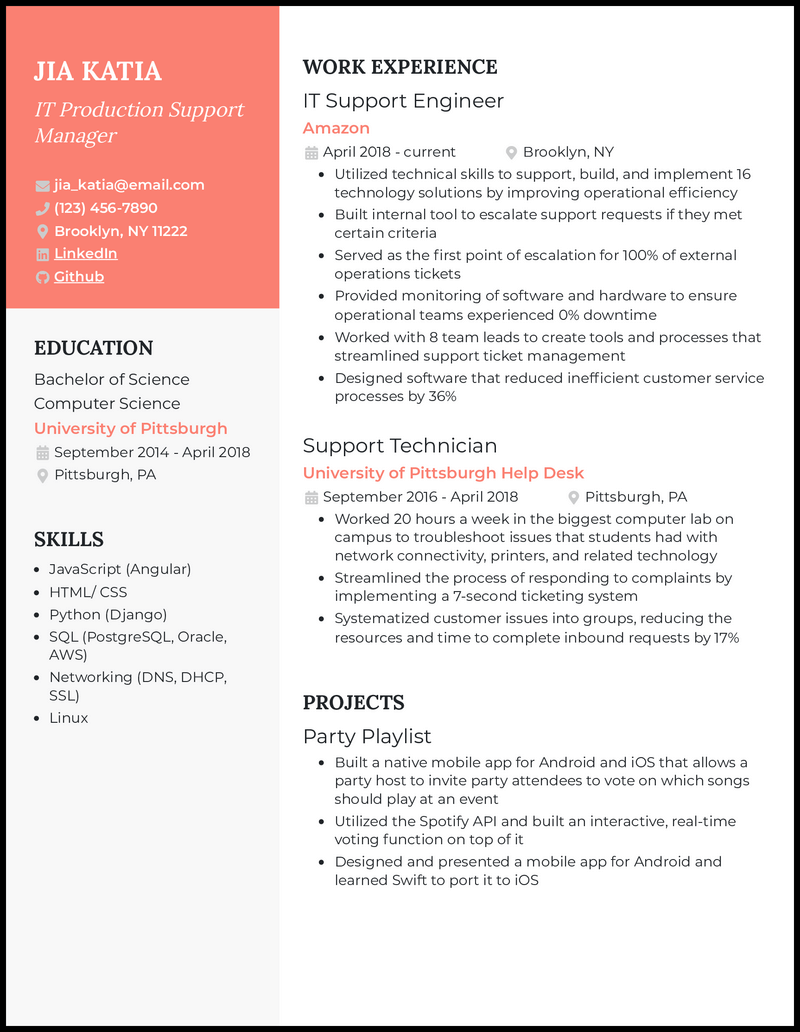 13 IT Manager Resume Examples [& Templates]