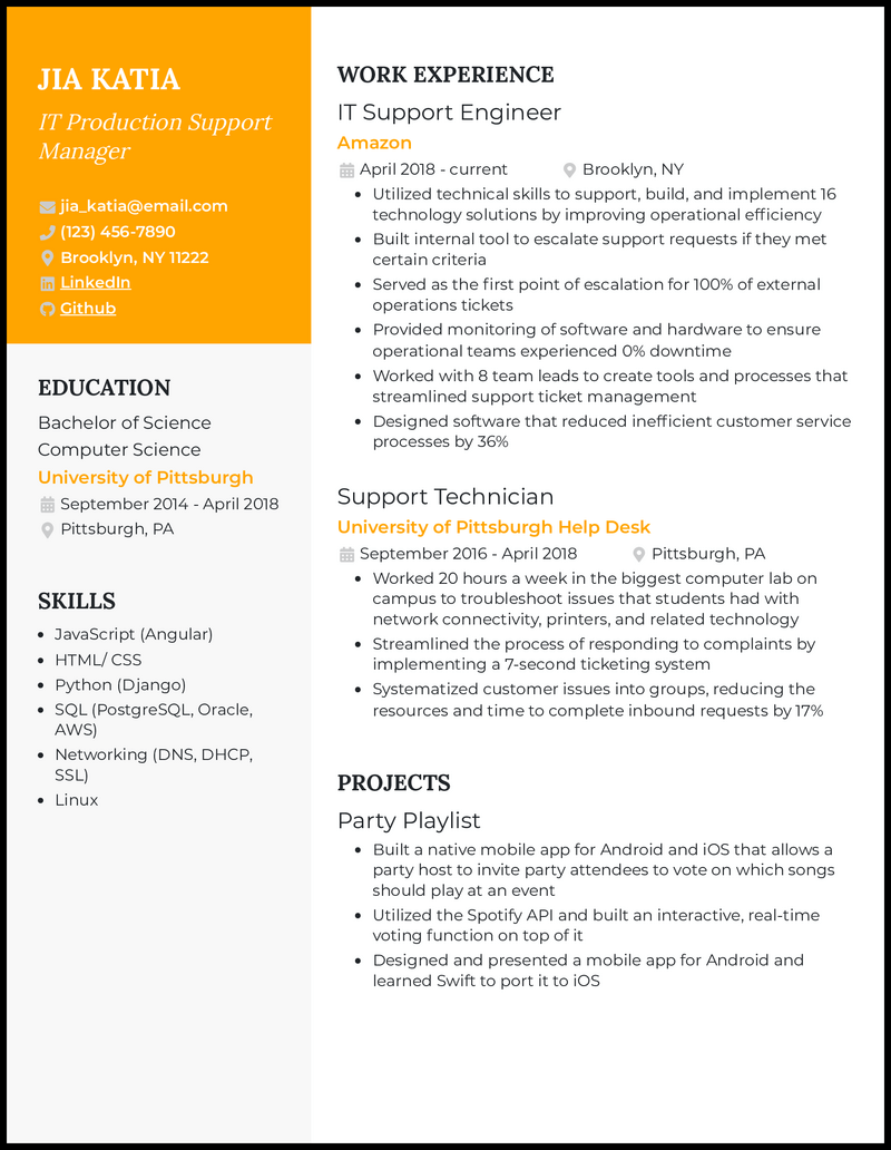 13 IT Manager Resume Examples [& Templates]