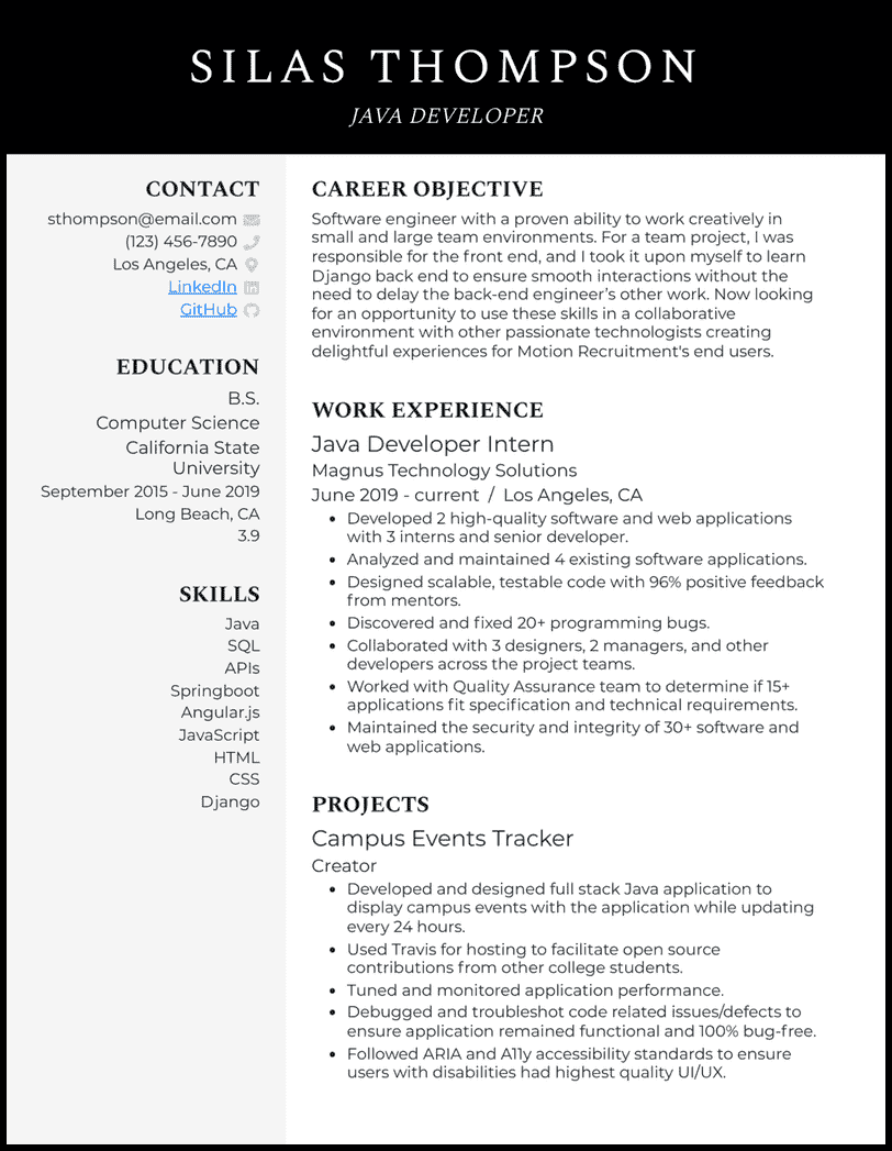 17 Real Java Developer Resume Examples That Worked in 2025