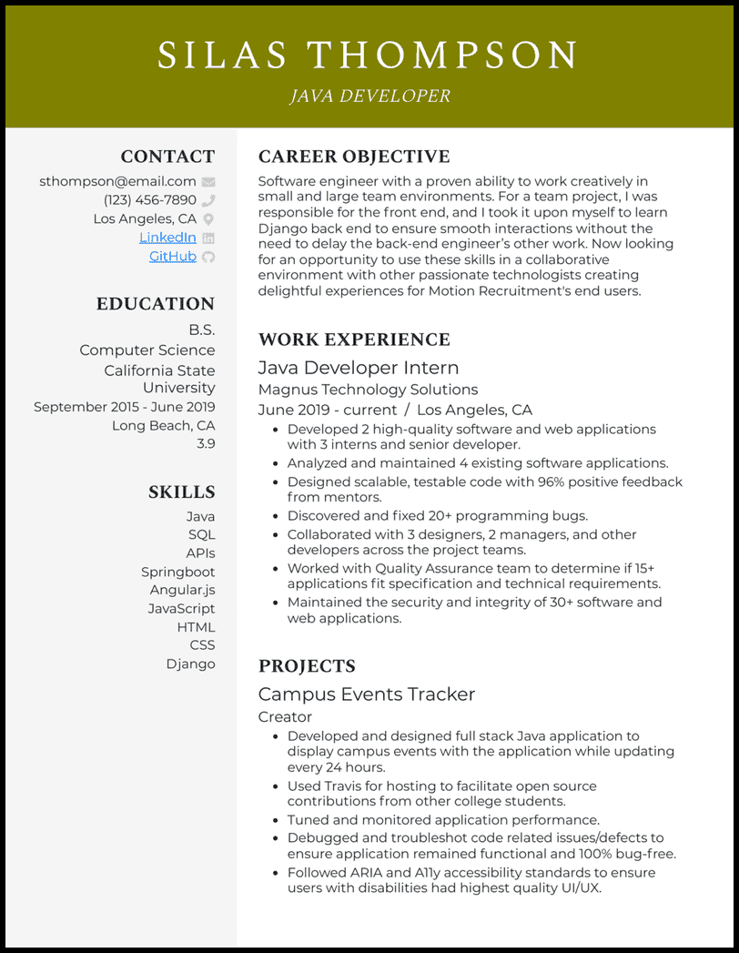 17 Real Java Developer Resume Examples That Worked in 2025