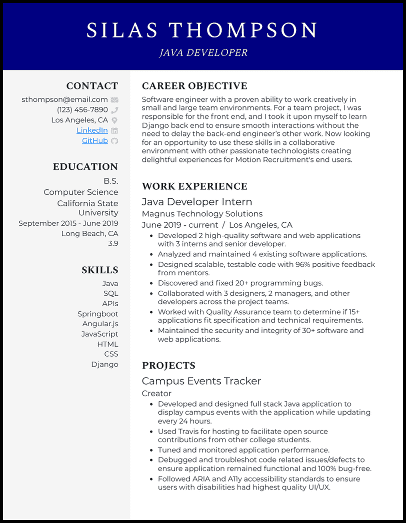 17 Real Java Developer Resume Examples That Worked in 2025