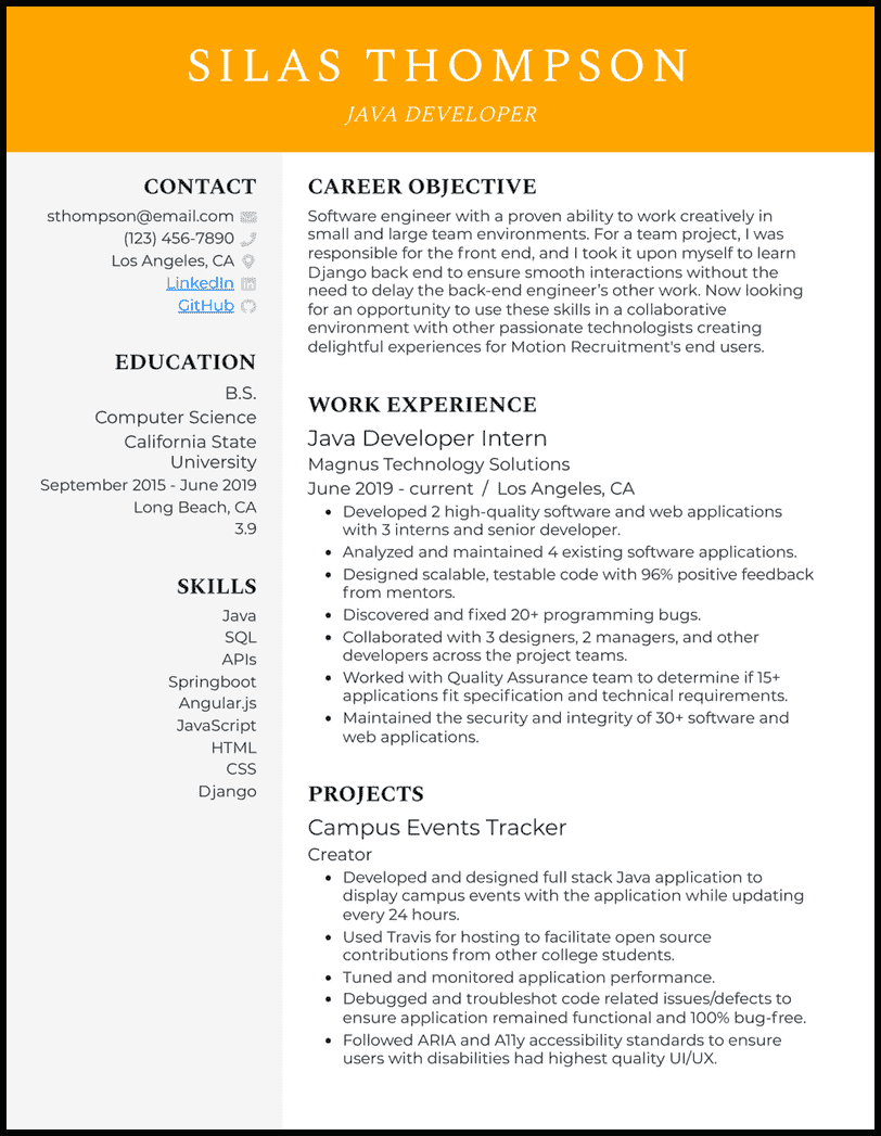 17 Real Java Developer Resume Examples That Worked in 2025