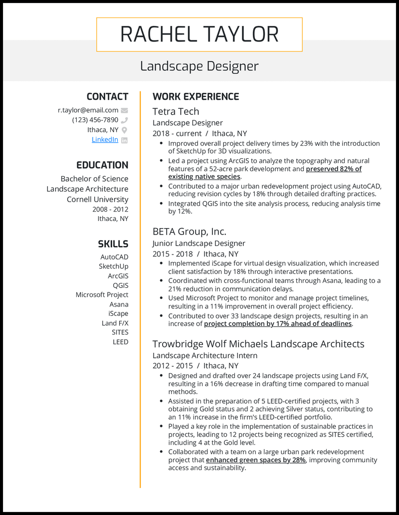 9 Landscape Worker Resume Examples [& Templates]
