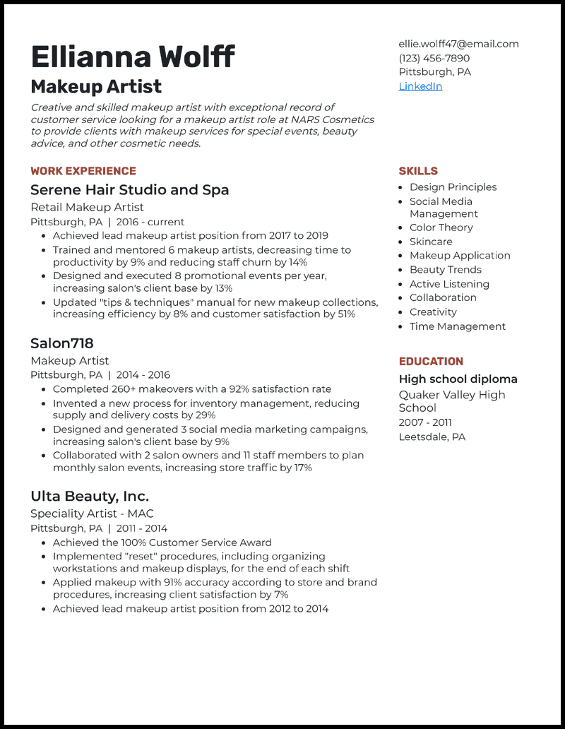 7 Artist CV Examples [& Templates]