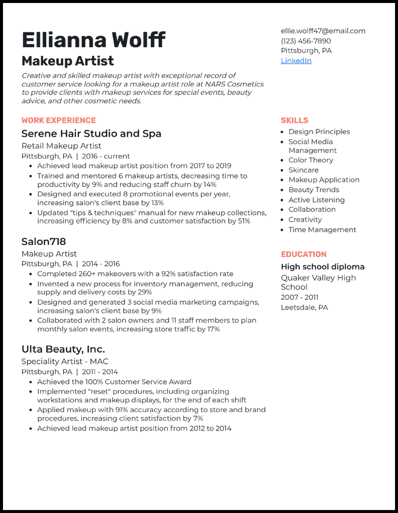 7 Artist CV Examples [& Templates]