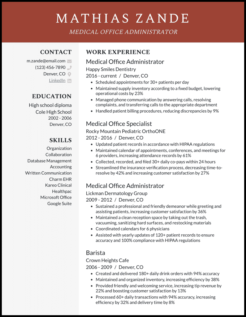 7 Office Administrator Resume Examples Built for 2025