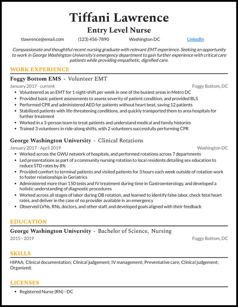 35 Nursing Resume Examples That Worked In 2025