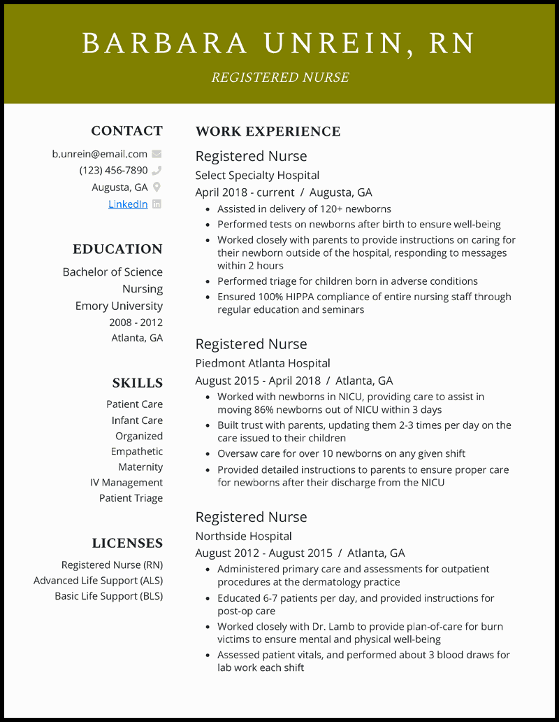 35 Nursing Resume Examples That Worked in 2026