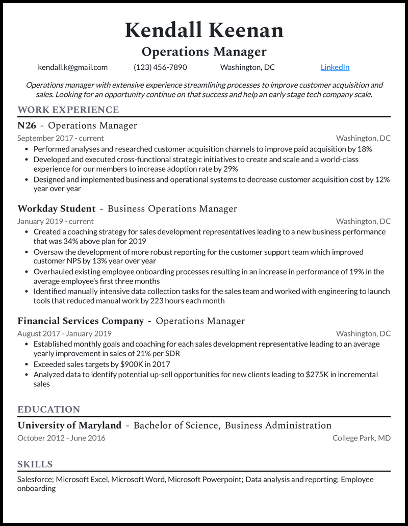 15 Manager Resume Examples That Worked in 2025