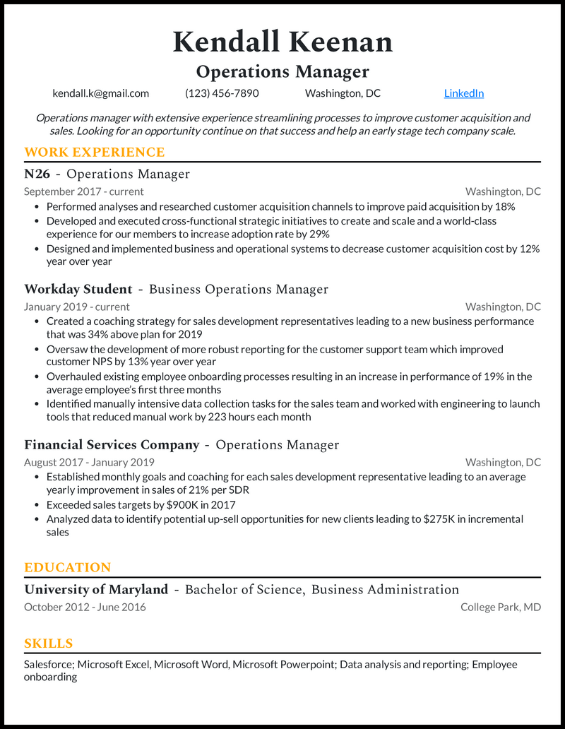 15 Manager Resume Examples That Worked in 2025